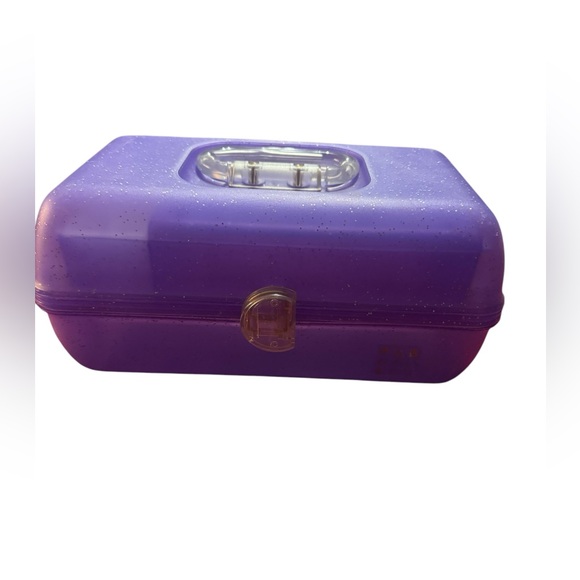 Caboodles | Other | Caboodles Vintage Purple Glitter Box | Poshmark
